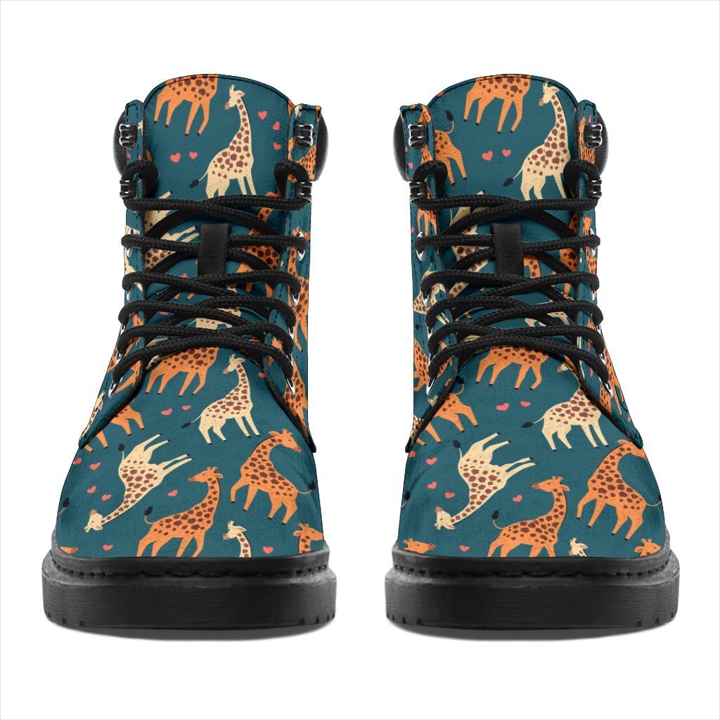 Giraffe Boots Custom Animal Shoes Funny For Giraffe Lover | Fandom Gift