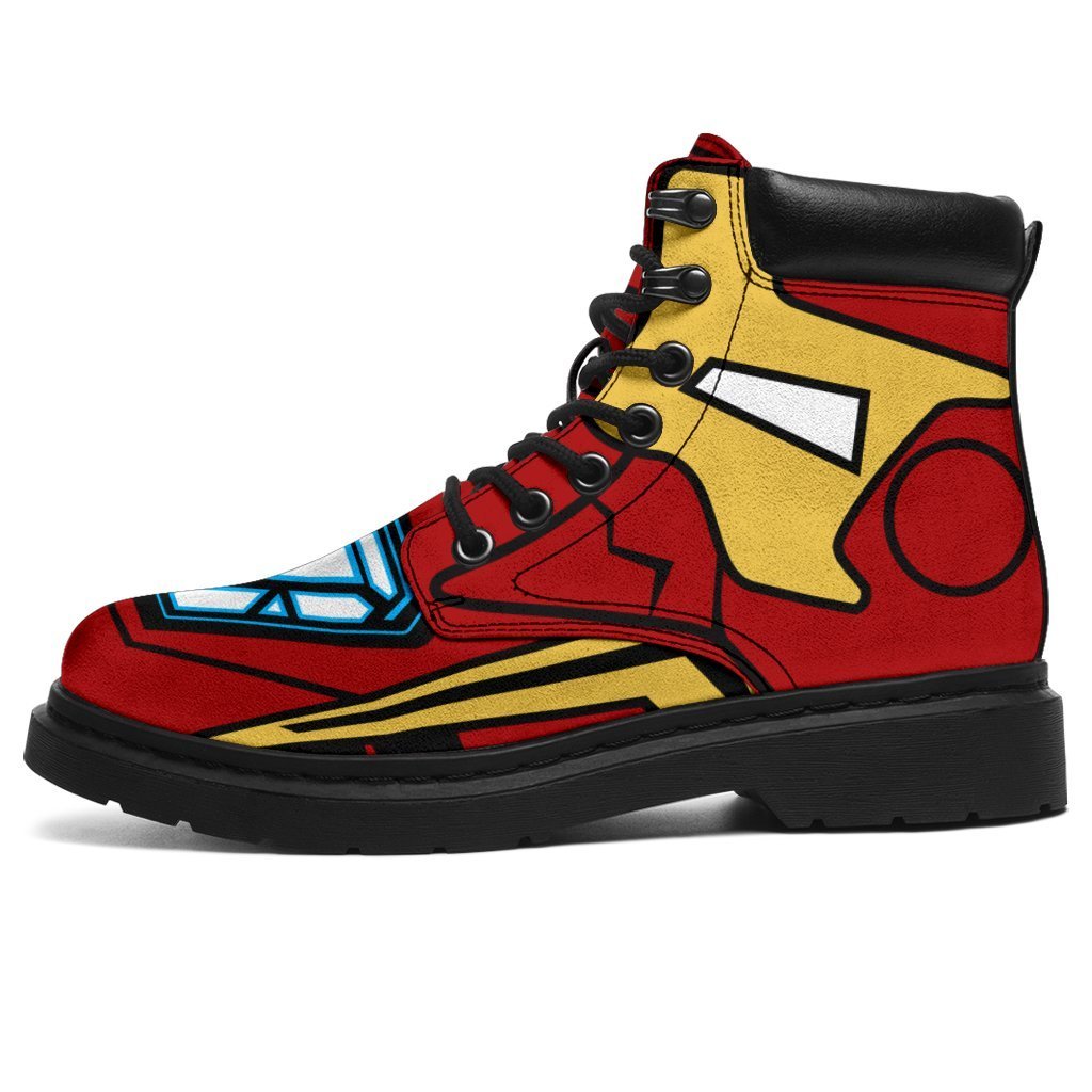 Iron Man All Season Boots | Casual Shoes | Vegan Leather Custom Boot ...