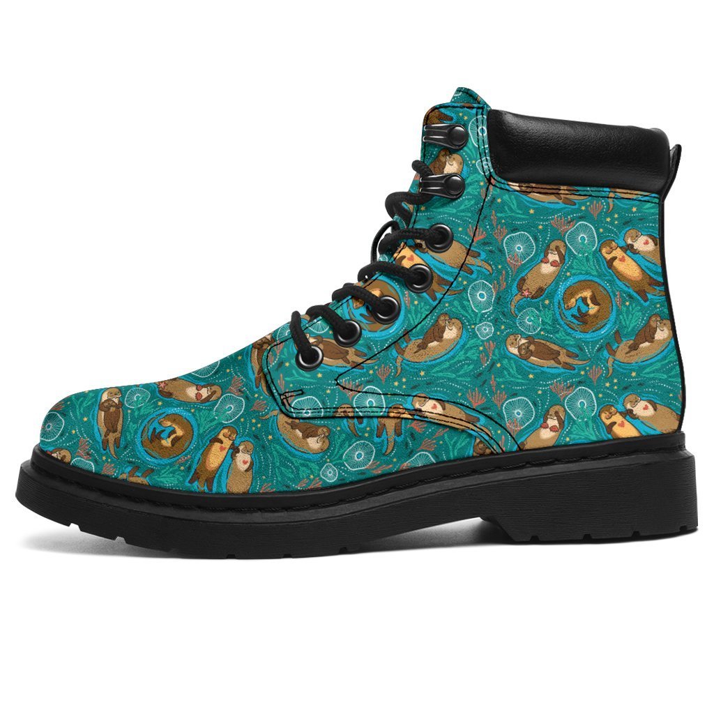 Otter Boots Animal Custom Shoes Funny For Otter Lover | Fandom Gift