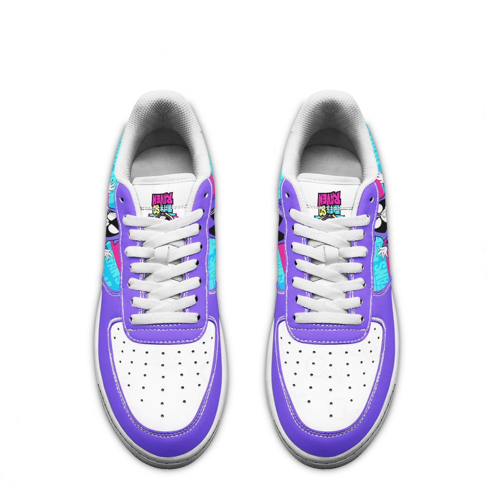 Raven Sneakers Custom Teen Titan Go Cartoon Shoes | Fandom Gift