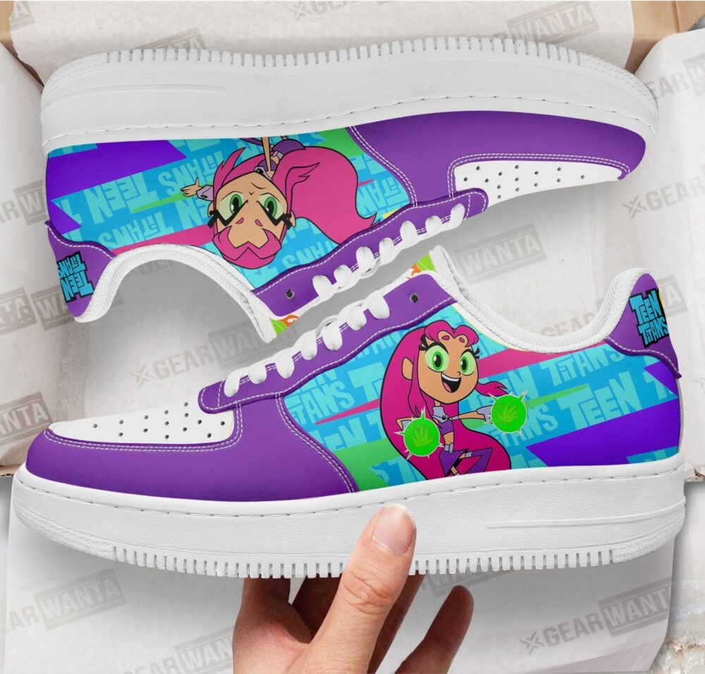 Starfire Sneakers Custom Teen Titan Go Cartoon Shoes | Fandom Gift