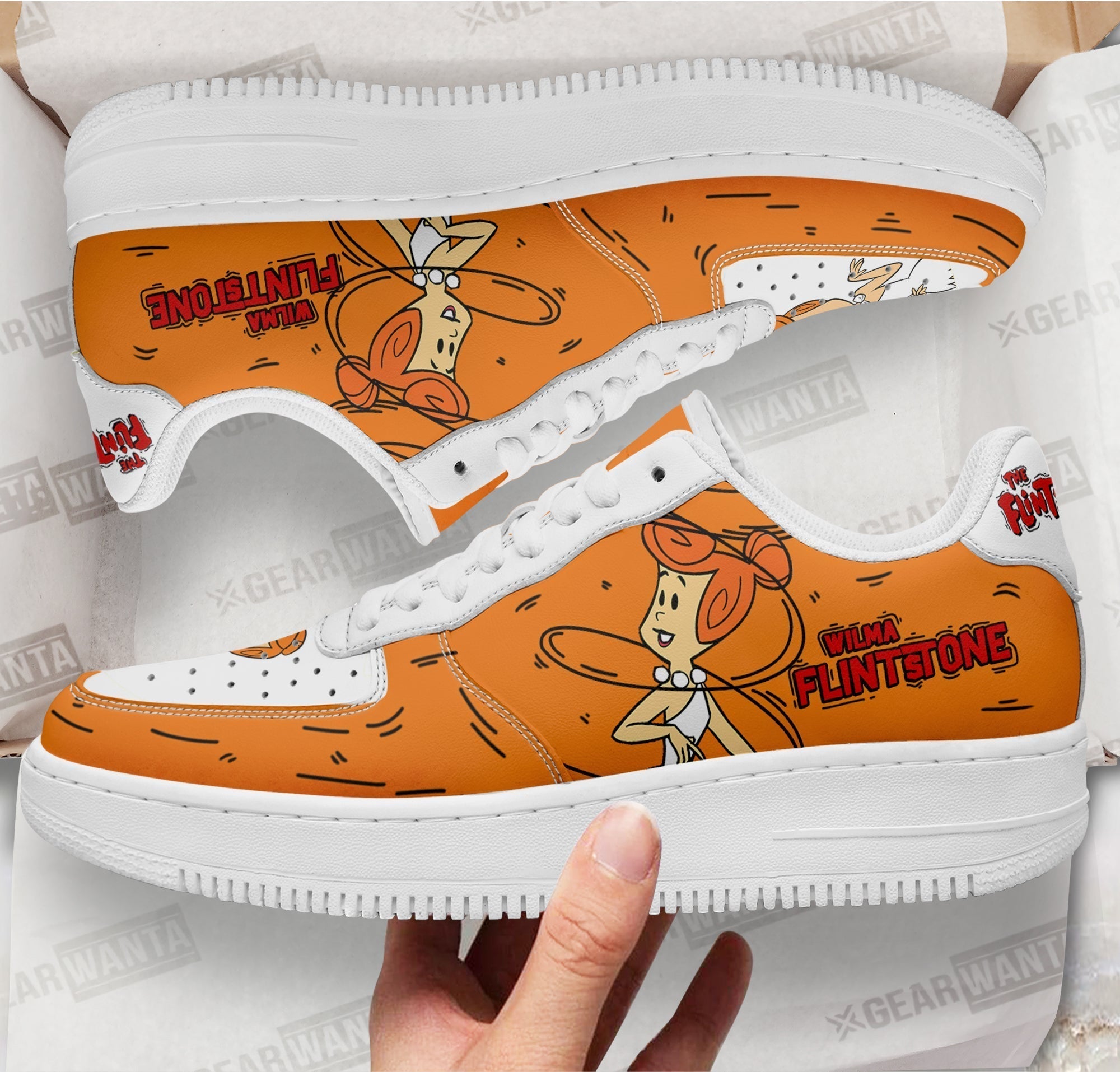 The Flintstones Wilma Flintstone Sneakers Custom | Fandom Gift